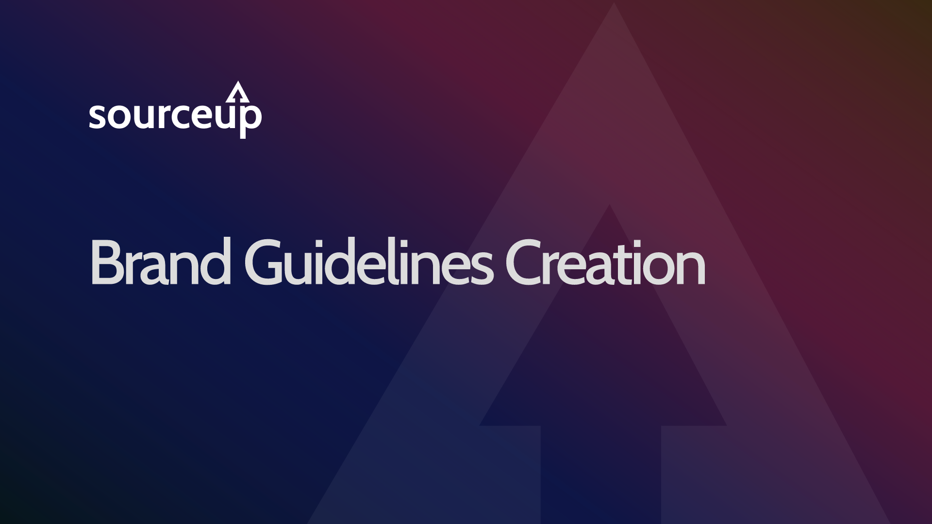 Brand Guidelines Creation | Source Up
