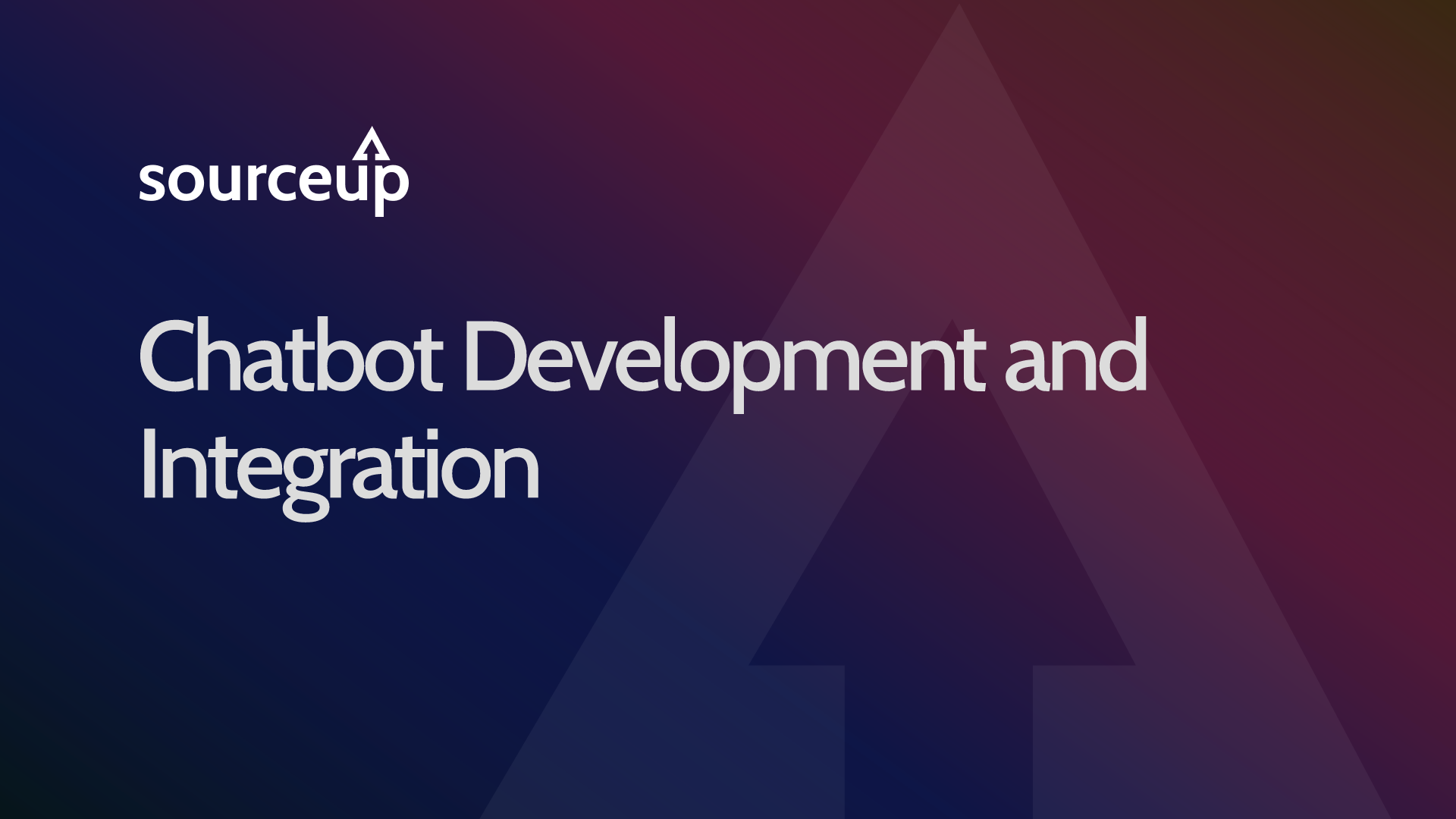 Chatbot Development and Integration | Source Up